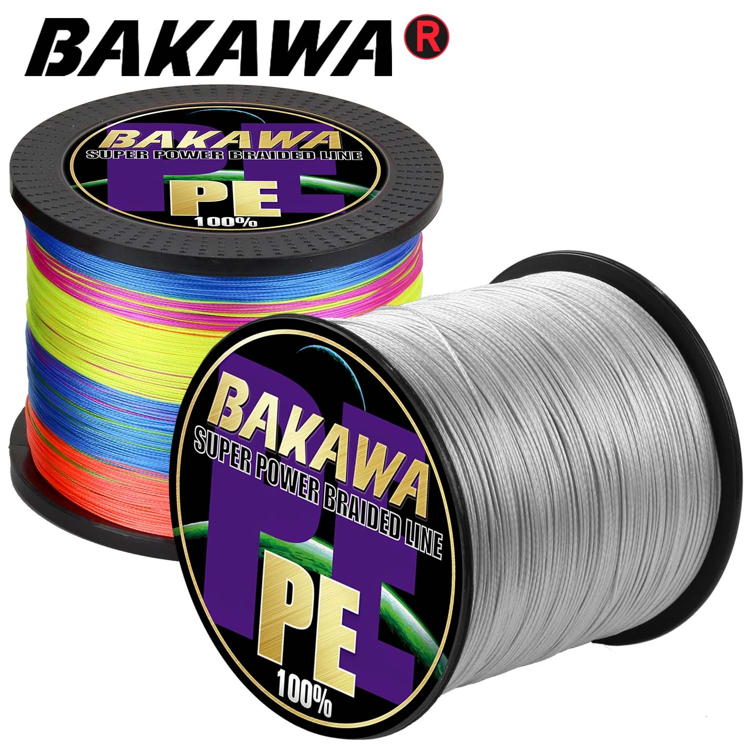 Bakawa Brand X8 Speckle Fishing Line Multifilament Pe Braided Wire 300m 500m 1000m 150m 100m ...
