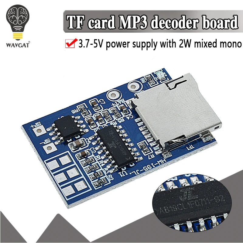 Gpd2846a Tf Card Mp3 Decoder Board 2w Amplifier Module For Arduino Gm ...