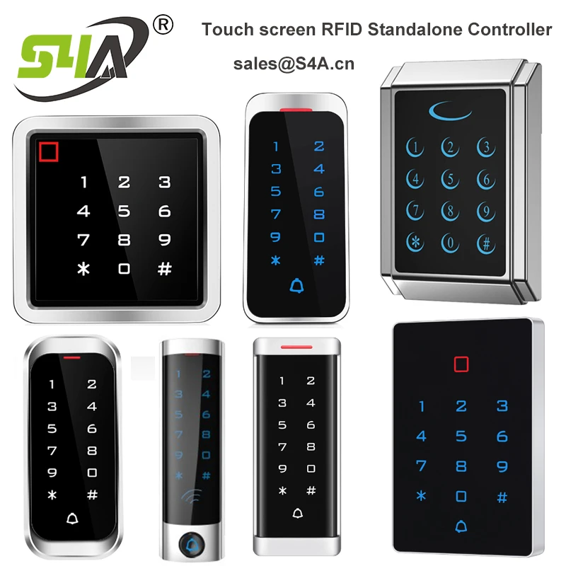 Metal / Plastic /Waterproof Touch screen RFID Standalone Access ...
