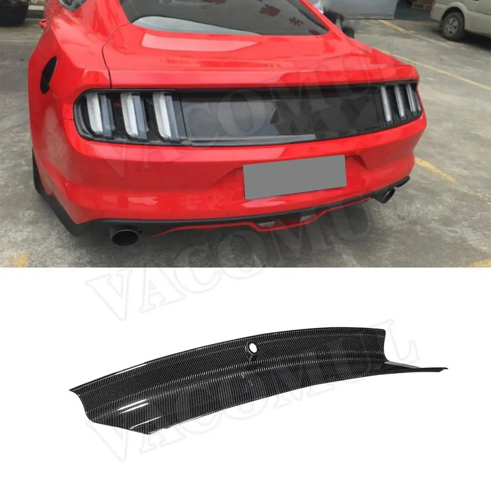 Carbon-Fiber-Rear-Lid-Trunk-Decklid-Panel-Cover-For-Ford-Mustang-2015 ...