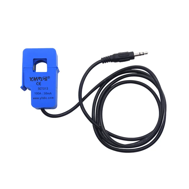 SCT-013-100A 15A 20A 30A 50A Non-invasive AC current sensor Split Core ...