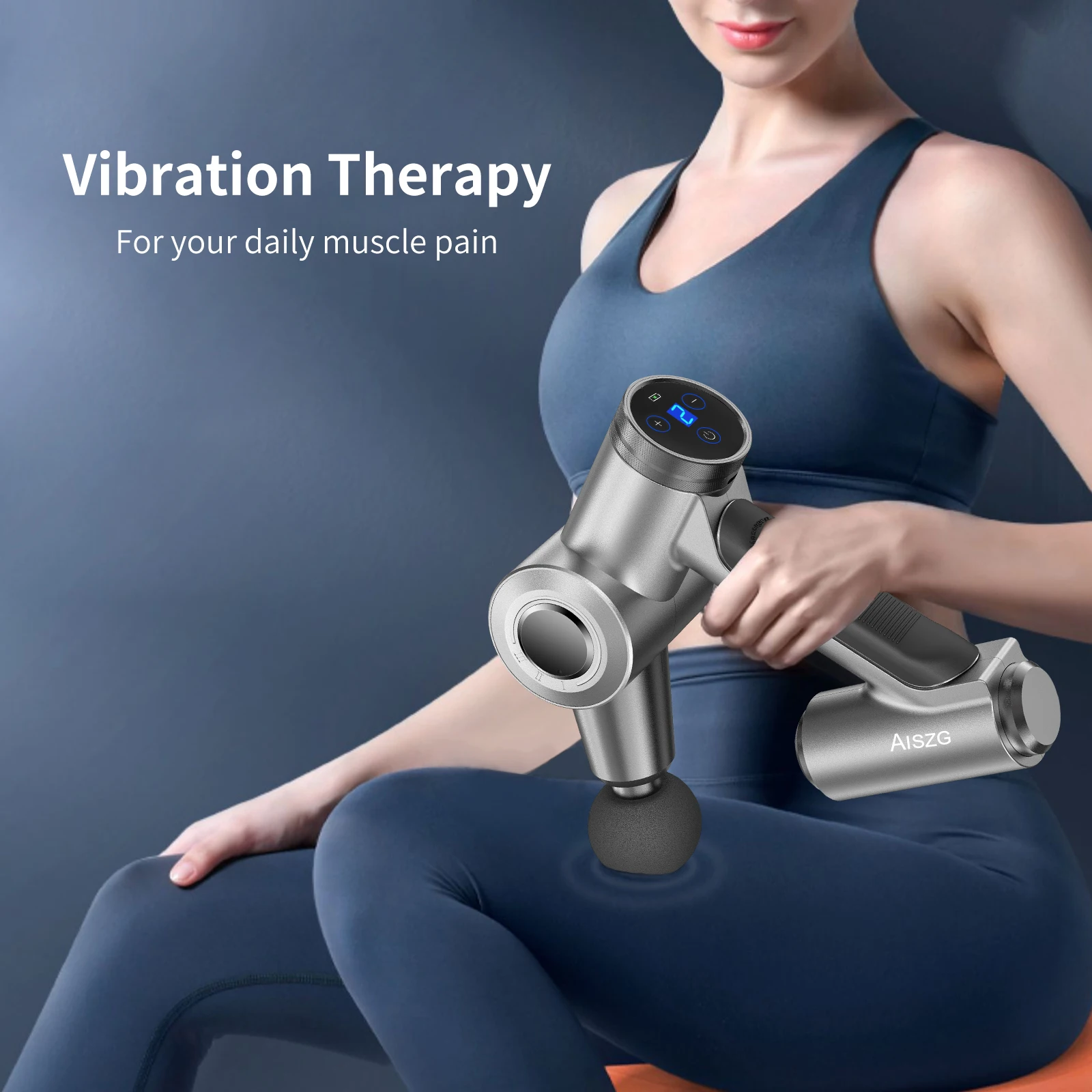 Portable-Muscle-Vibration-Booster-Therapy-Gun-Massager-Brushless-Motor ...