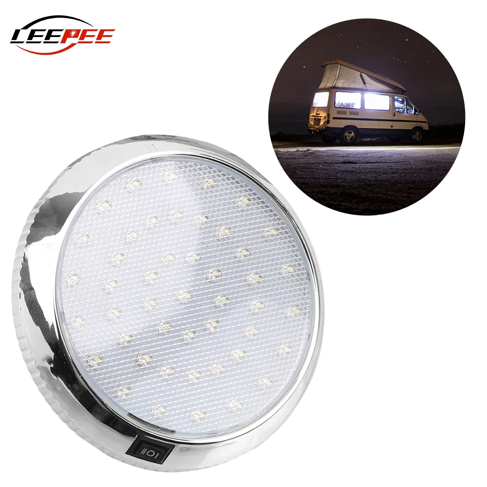 12V-Auto-interieur-Light-Reading-Dak-Plafond-Dome-Lamp-Led-Auto ...