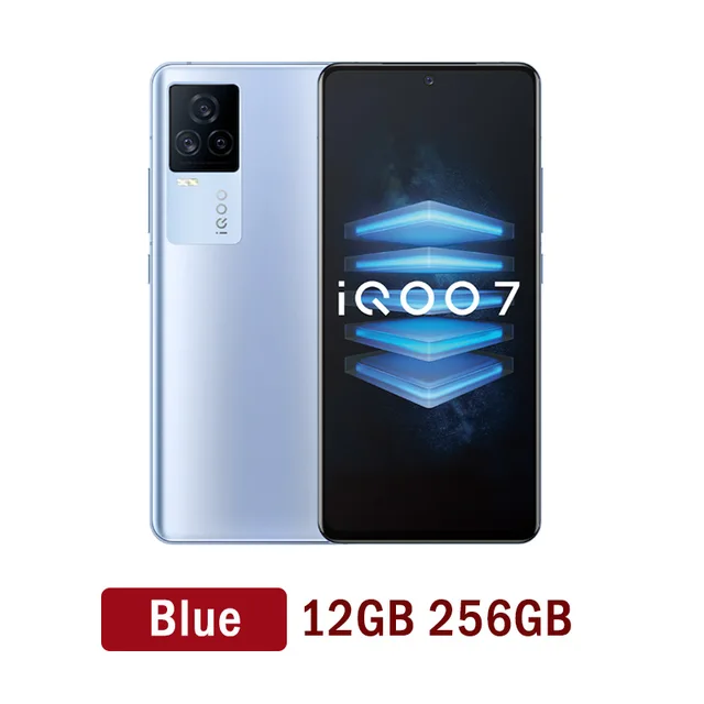 Original ViVO iQOO 7 5G Smartphone Snapdragon 888 120W Dash Charging 6.62″ AMOLED 120Hz Refresh ...