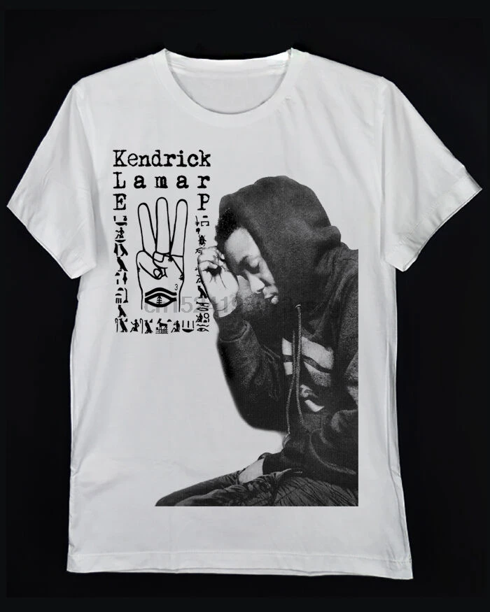 Kendrick Lamar In Hood Duckworth Rapper Untitled Unmastered White T ...
