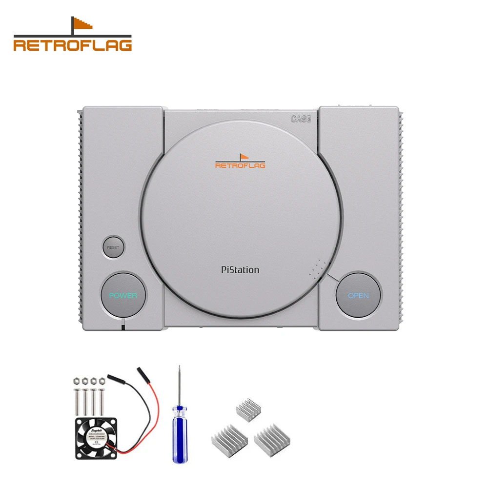 Retroflag-PiStation-Case-for-Raspberry-Pi-4-ModelB-Retroflag-PSPi-Case-Compatible-with-Raspberry ...