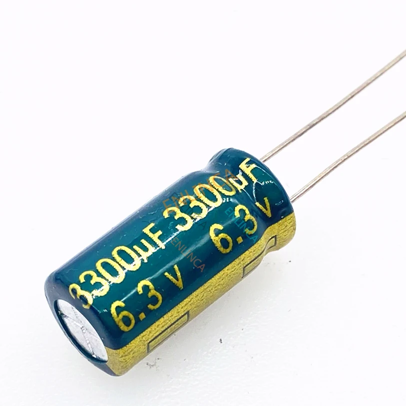 10pcs/lot 6.3v 3300uf 10*20 High-frequency Low-impedance Aluminum ...