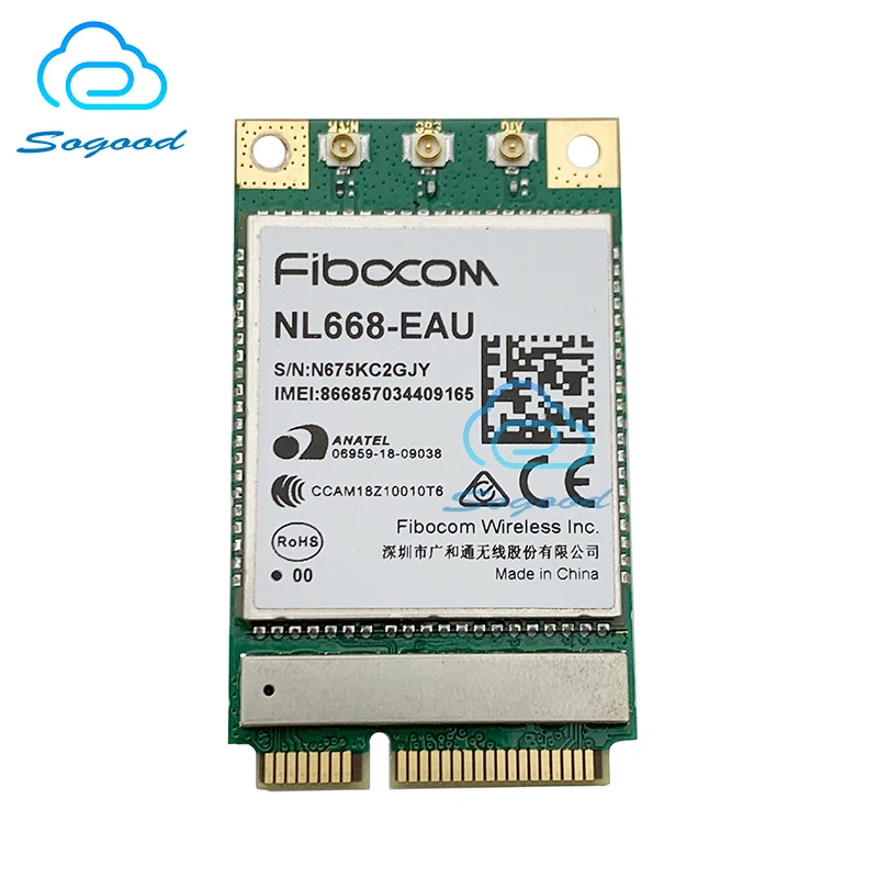 Fibocom NL668 NL668-EAU NL668-EU/AM 4G LTE Cat4 module 150Mbps Mini ...
