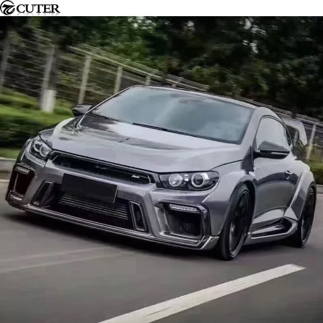 New Arrivel For VW Scirocco Wide Body Kits FRP With CF, 47% OFF