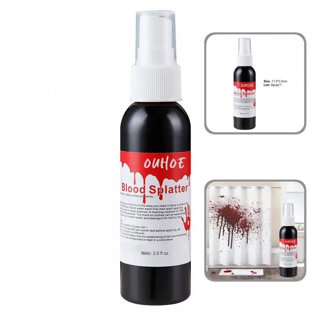 60ML-Novelty-Halloween-Fake-Plasma-Makeup-Props-Blood-Splatter-Easy-to ...