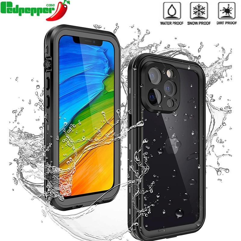 Redpepper IP68 Waterproof Case For iPhone 13 12 11 14 Pro Max X Max XR 12 13 Mini Underwater 3m ...