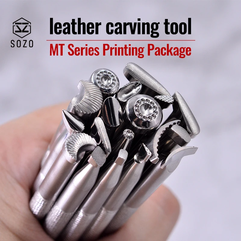 SOZO MT Series Professional printing package Leather Work Stamping Tool ...