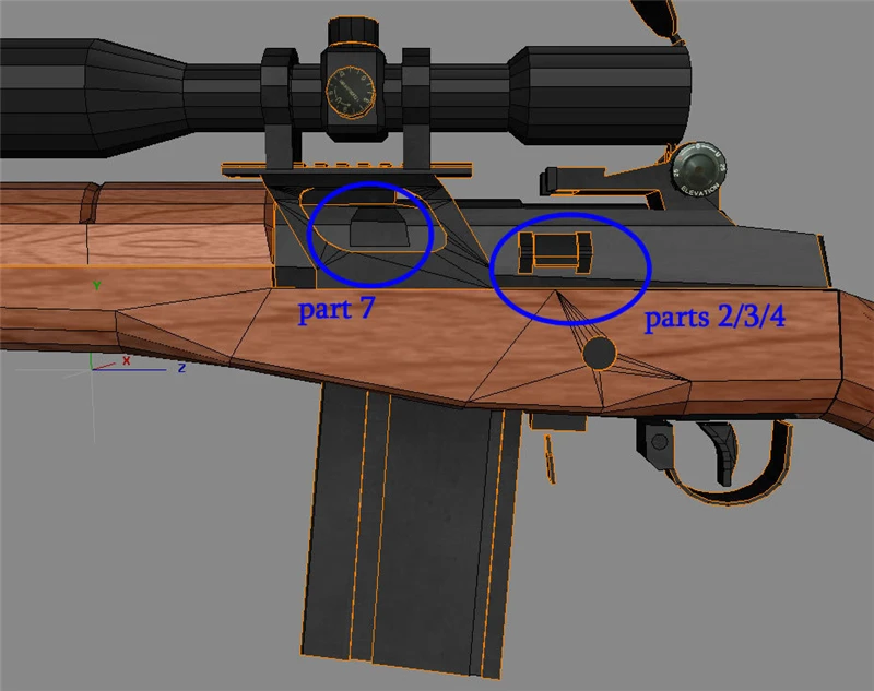 Toy M14 Sniper Rifle
