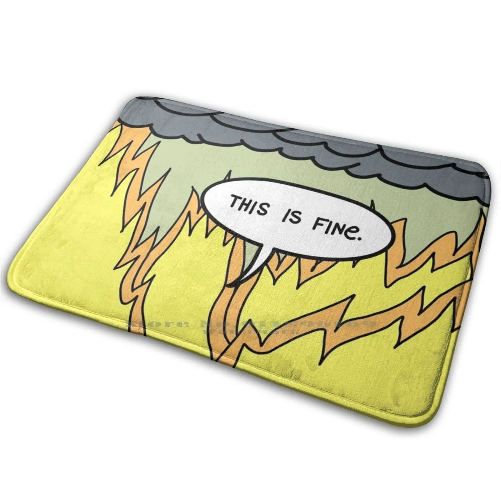 This-Is-Fine-Mat-Rug-Carpet-Anti-Slip-Bedroom-Entrance-Door-Mat-Fire ...