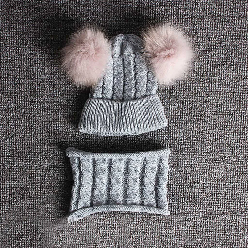 MUQGEW детская шапка; комплект из 2 предметов; Детская шерсть для ...