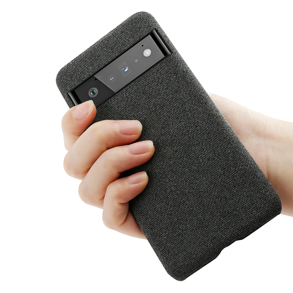 For Google Pixel 6 Pro 6pro 4A 5G 5A Funda Luxury Cloth Texture Fitted ...