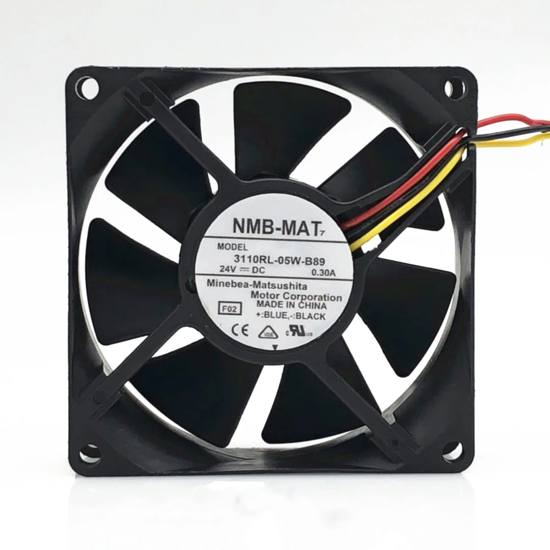 الأصلي 3110RL-05W-B89 24 فولت 0.30 أمبير 8025 8مروحة تبريد عاكسة ...
