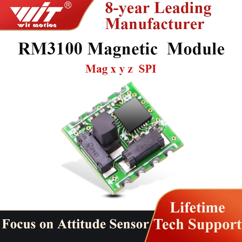 Witmotion Rm3100 Military-grade Magnetometer Compensation Chip, Pni ...
