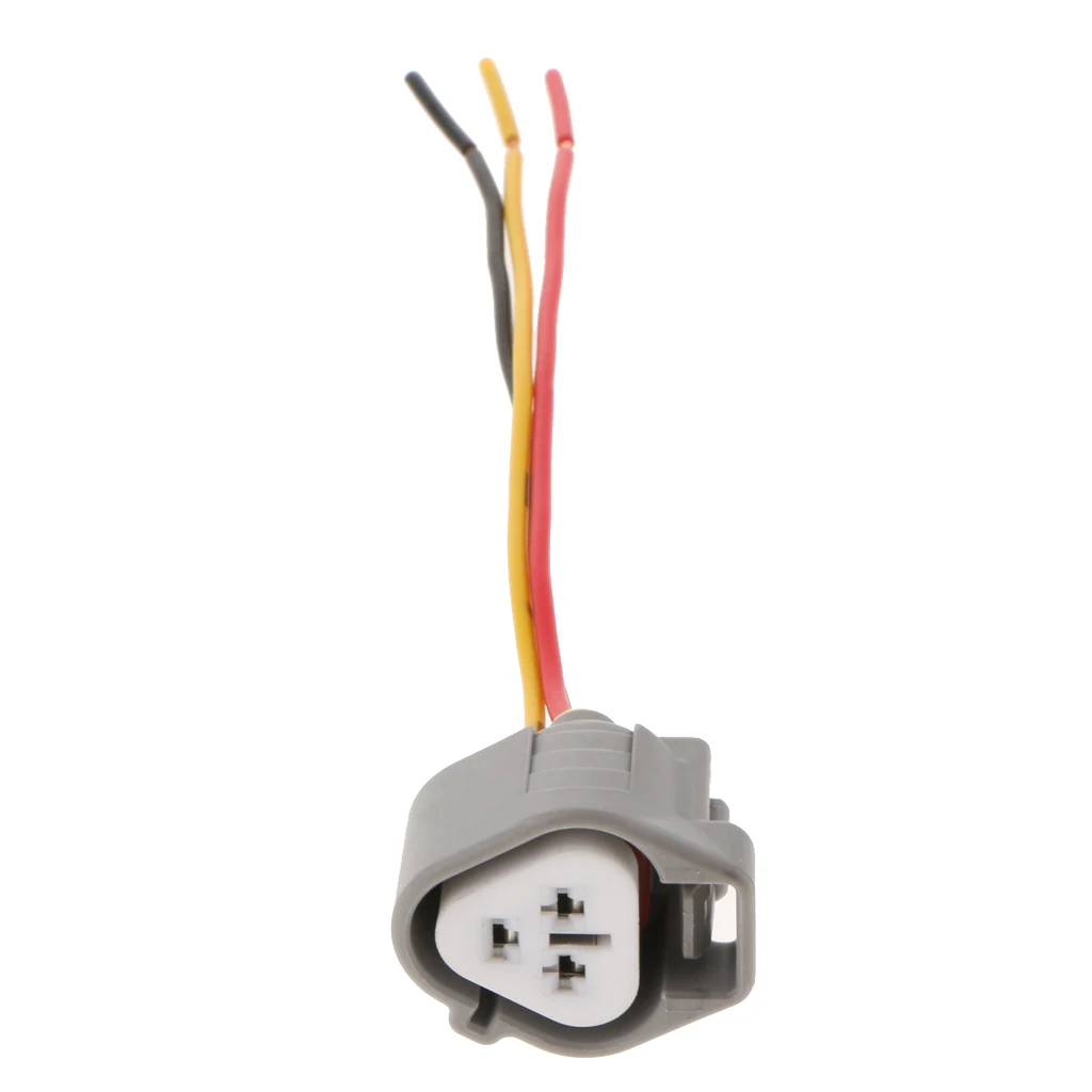 Car Female Headlight Wire Socket Connector Plug 3 Way Headlight Lamp ...