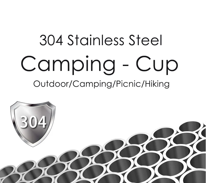 Camping Cup Tableware Nature Hike Tourism Travel Picnic Portable Mug ...