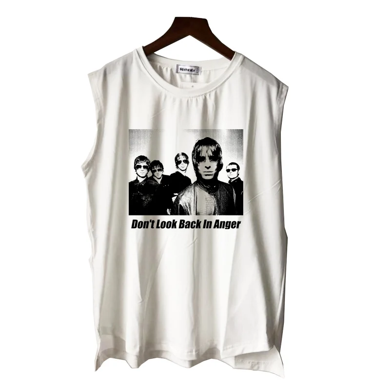 don't look back in anger creep britpop rock band punk style print men ...