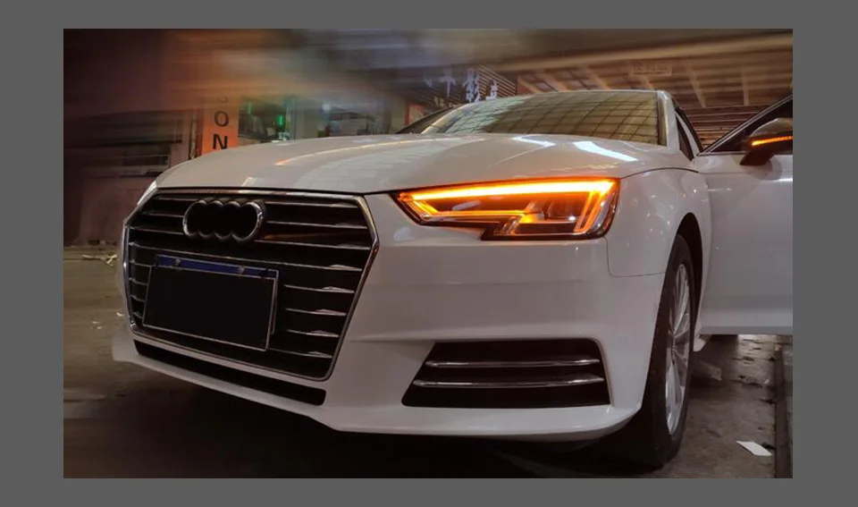 AKD Car Styling for A4 B9 Headlights 2017-2020 A4L RS4 Headlight DRL ...