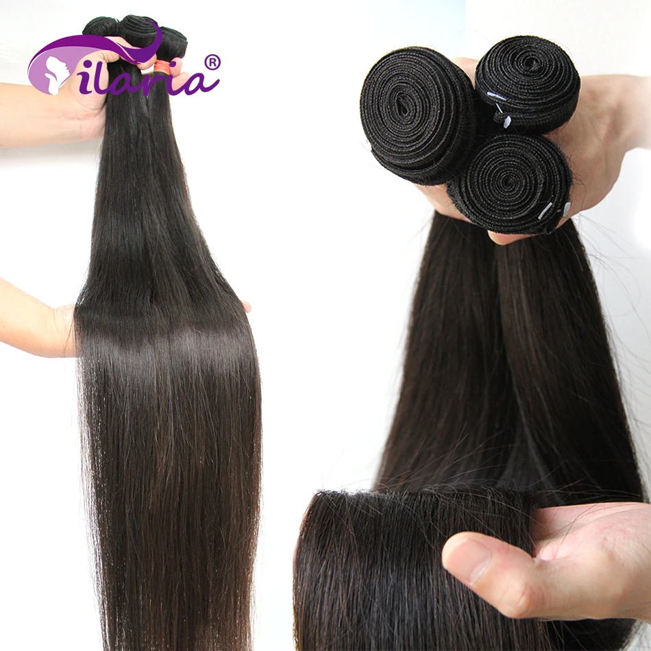 Straight Hair 30 32 34 36 38 Inch 40 Inch Bundles 100% Malaysian Human ...