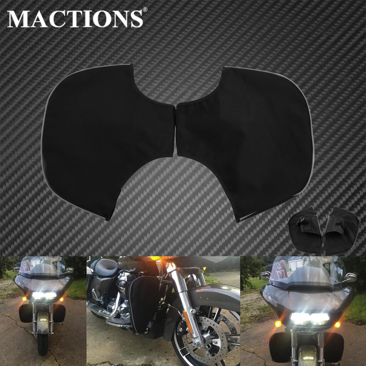 Motorcycle-Soft-Lowers-Chaps-Engine-Guard-Cover-Leg-Warmer-Bag-Chaps-w ...