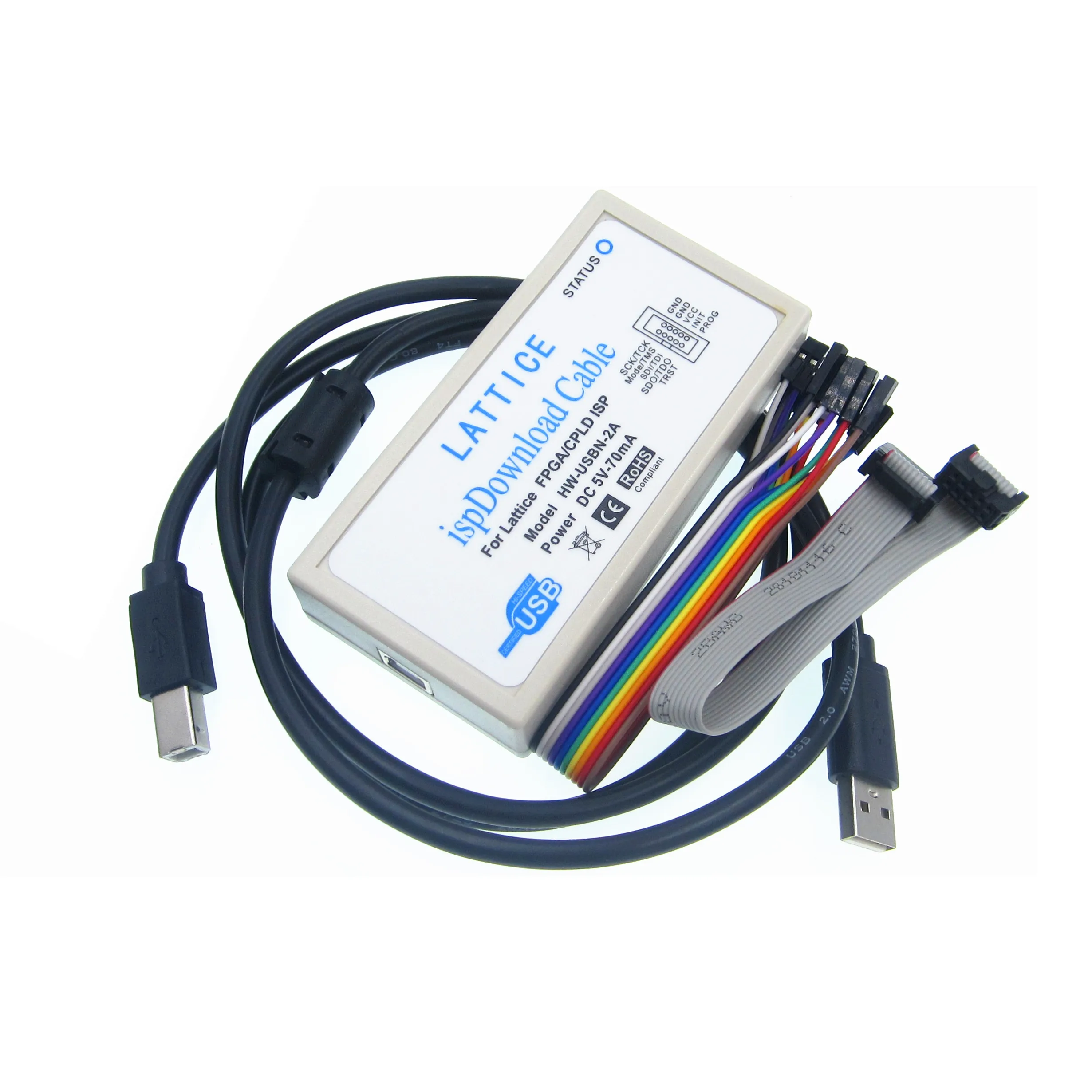 HW-USBN-2A Lattice is Download Cable USB Jtag ISP FPGA CPLD Programmer ...