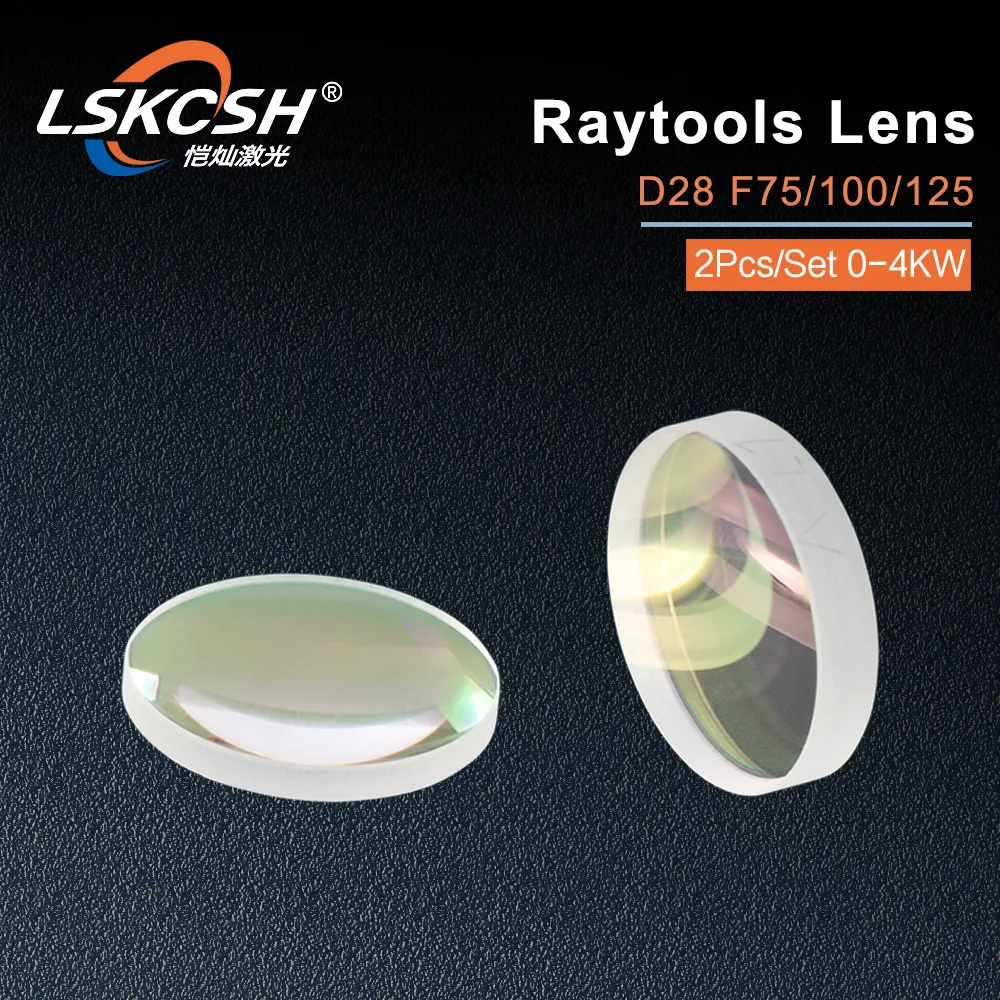 LSKCSH fiber laser focusing lens/collimator lens D28 F75/100/125/F150mm ...