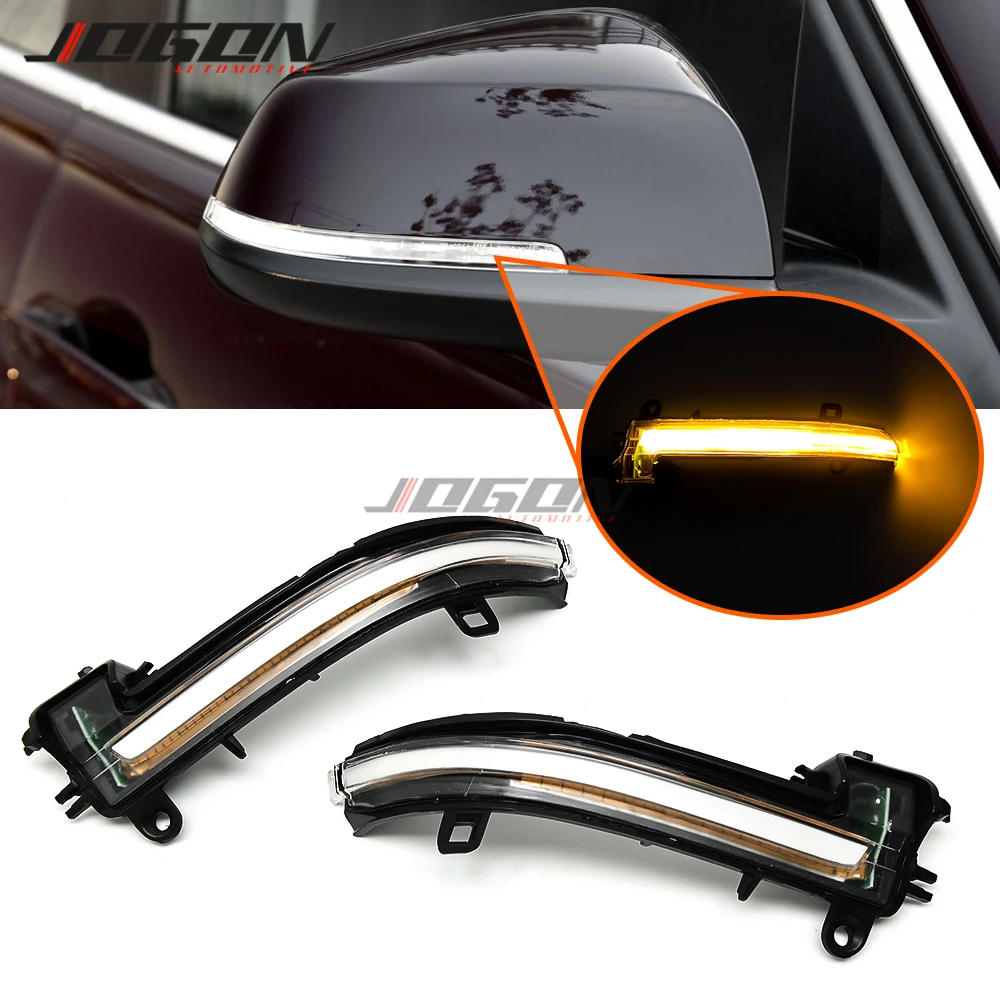LED Dynamic Indicator Blinker Mirror For BMW 1 2 3 4 Series X1 E84 F20 ...