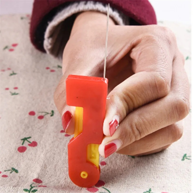 Elderly Use Automatic fine Sewing Needle Device Threader Guide Tool ...
