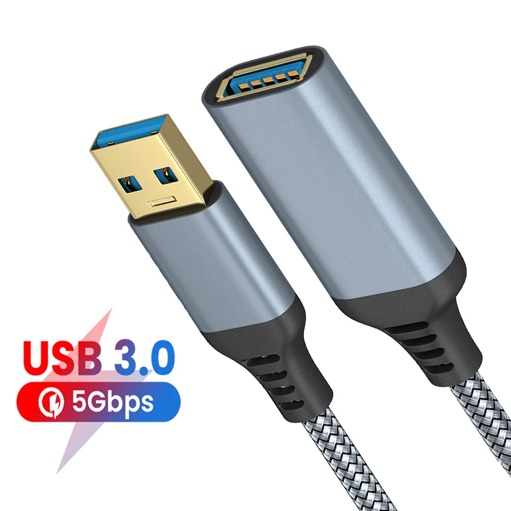 USB-3-0-Extension-Cable-Male-To-Female-High-Speed-Transmission-Data ...