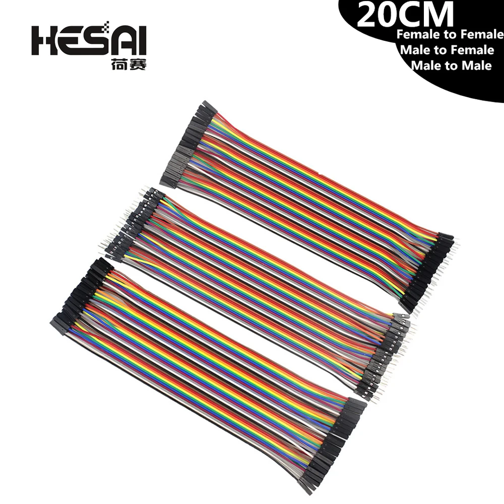 Dupont Cable | Jumper Wire | Dupont Line | Connectors - 20cm Female ...