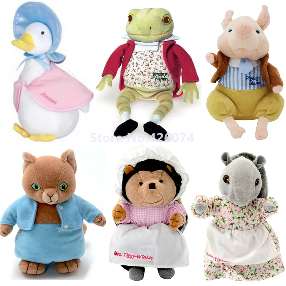 Cute-Jemima-Puddle-Jeremy-Fisher-Frog-Pigling-Bland-Mrs-Tiggy-Winkle ...