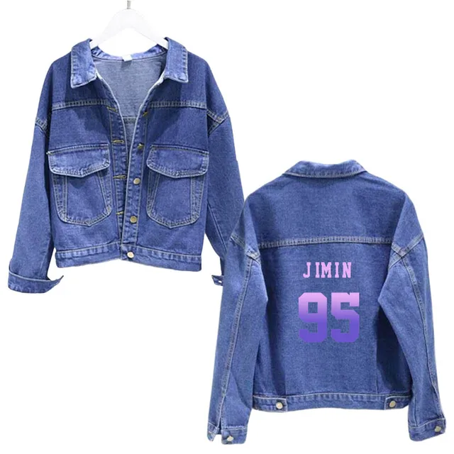 Buy BTS Blue Denim Jacket (Love Yourself Collection) Online