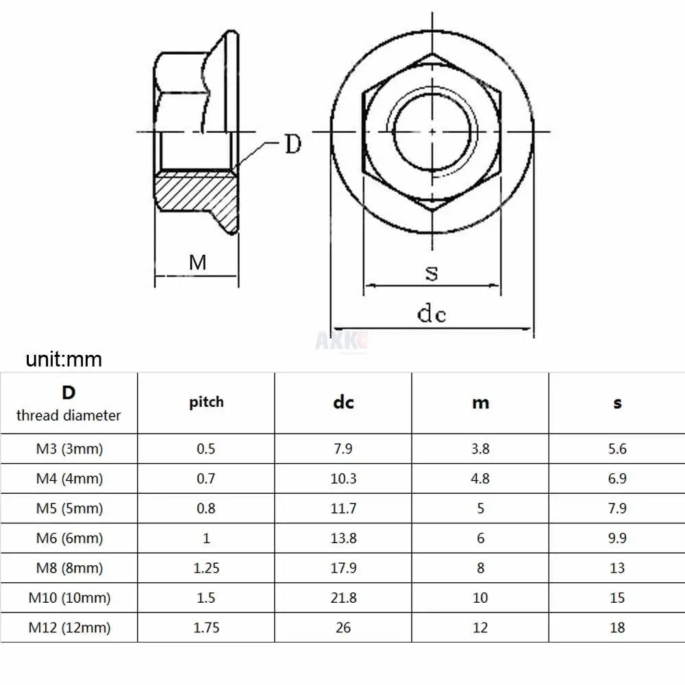 ECROU,M4 10pcs--Tête hexagonale en acier inoxydable de haute qualité, 2 ...