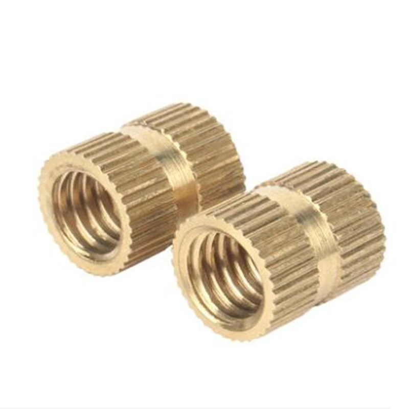10-100pcs M1 M1.2 M1.4 M1.6 M2 M2.5 M3 M4 M5 M6 M8 M10 Brass Insert Nut Injection Molding Brass ...
