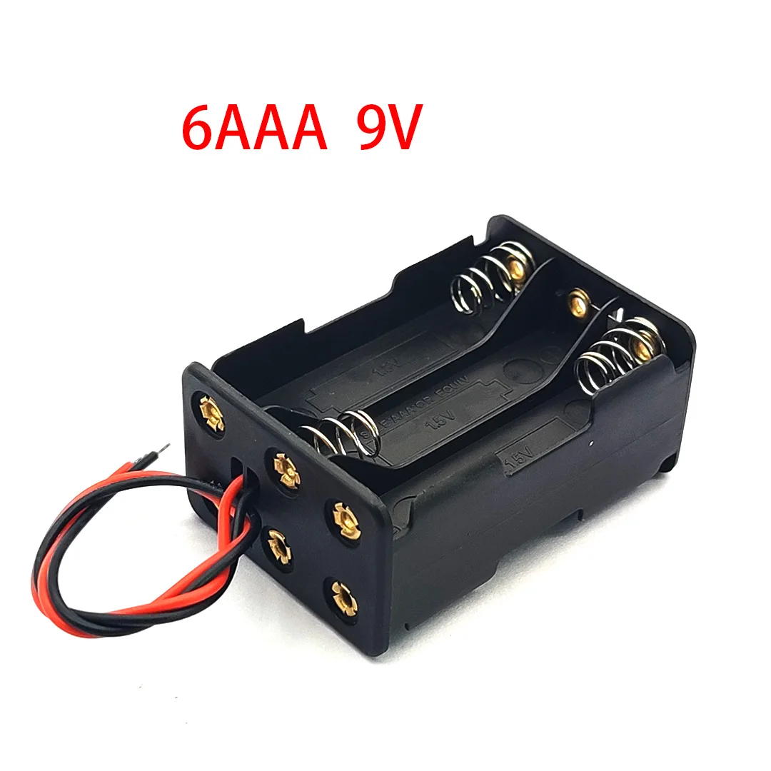 6-AAA-Battery-Holder-AAA-Battery-Case-AAA-Box-6xAAA-Battery-Storage-Box ...