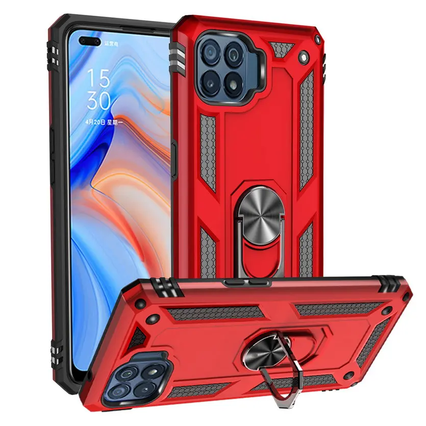 Armor Shockproof Case For OPPO Reno 4 Lite Reno 4F Silicone Hybrid ...