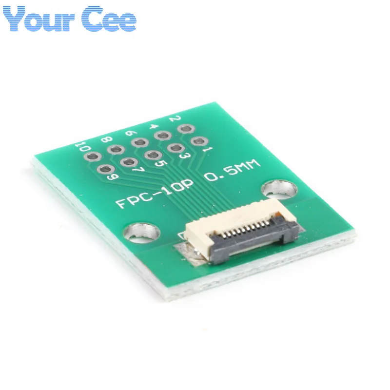 Moechando 0.5mmピッチシリーズFFC変換基板 適合FPC FFCフラットケーブル 入荷予定あり 0.5mmピッチ10ピン 《週末限定タイムセール》