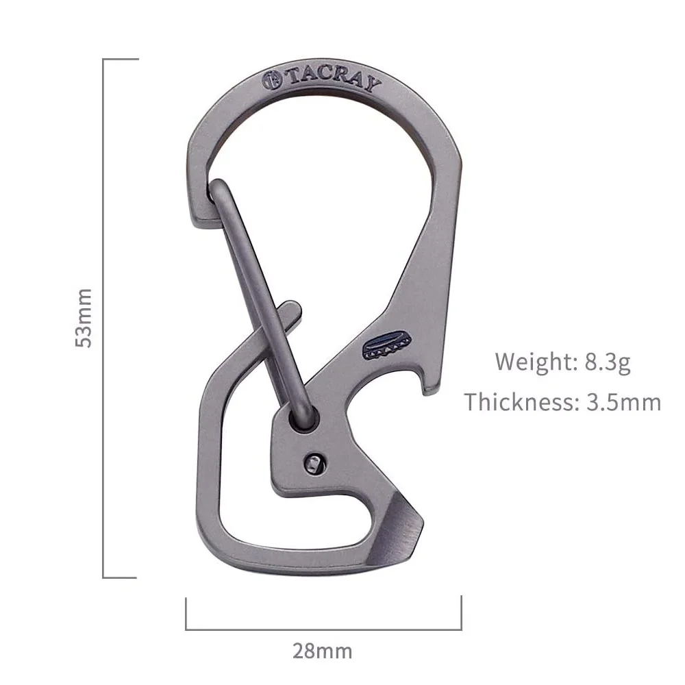 Tacray Carabiner Titán Edc Kulcstartó Klip Gyorskioldó Hátizsák Mini ...