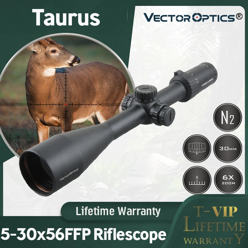 Vector Optics Taurus 5-30x56 Ffp Tactical Precision Riflescope High ...