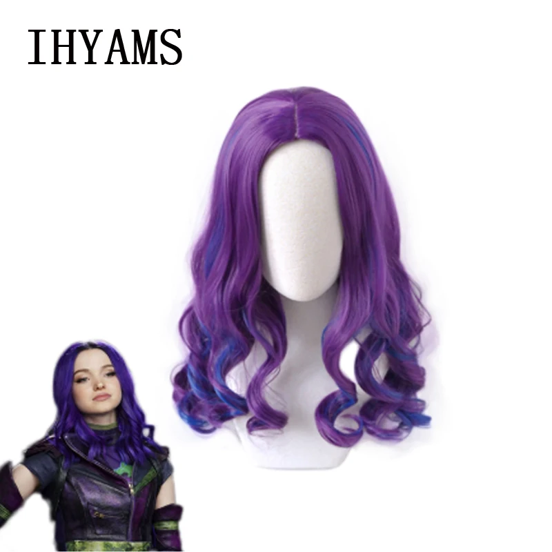 Mal-Wig-Cosplay-Costume-Descendants-3-Heat-Resistant-Synthetic-Hair ...