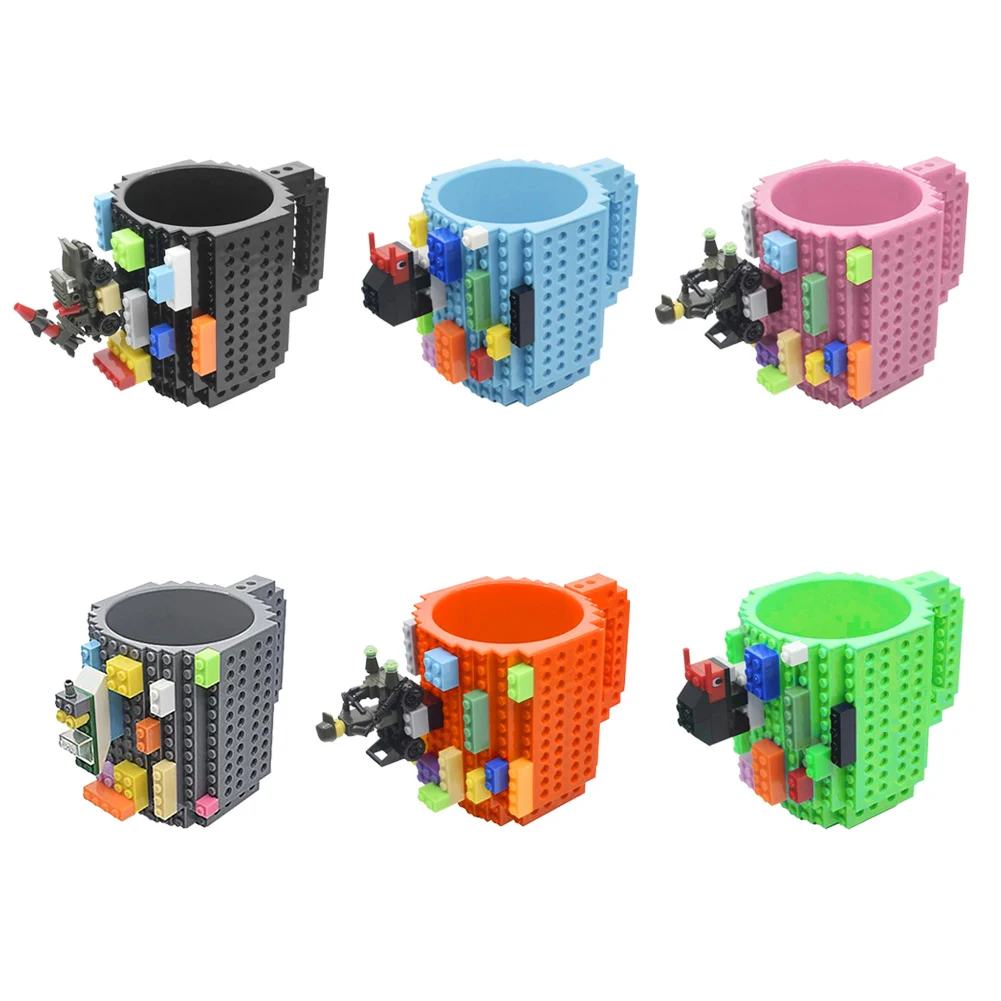 350ml Crative Cups Build-on Creative Brick Mug Building Blocks Coffee ...