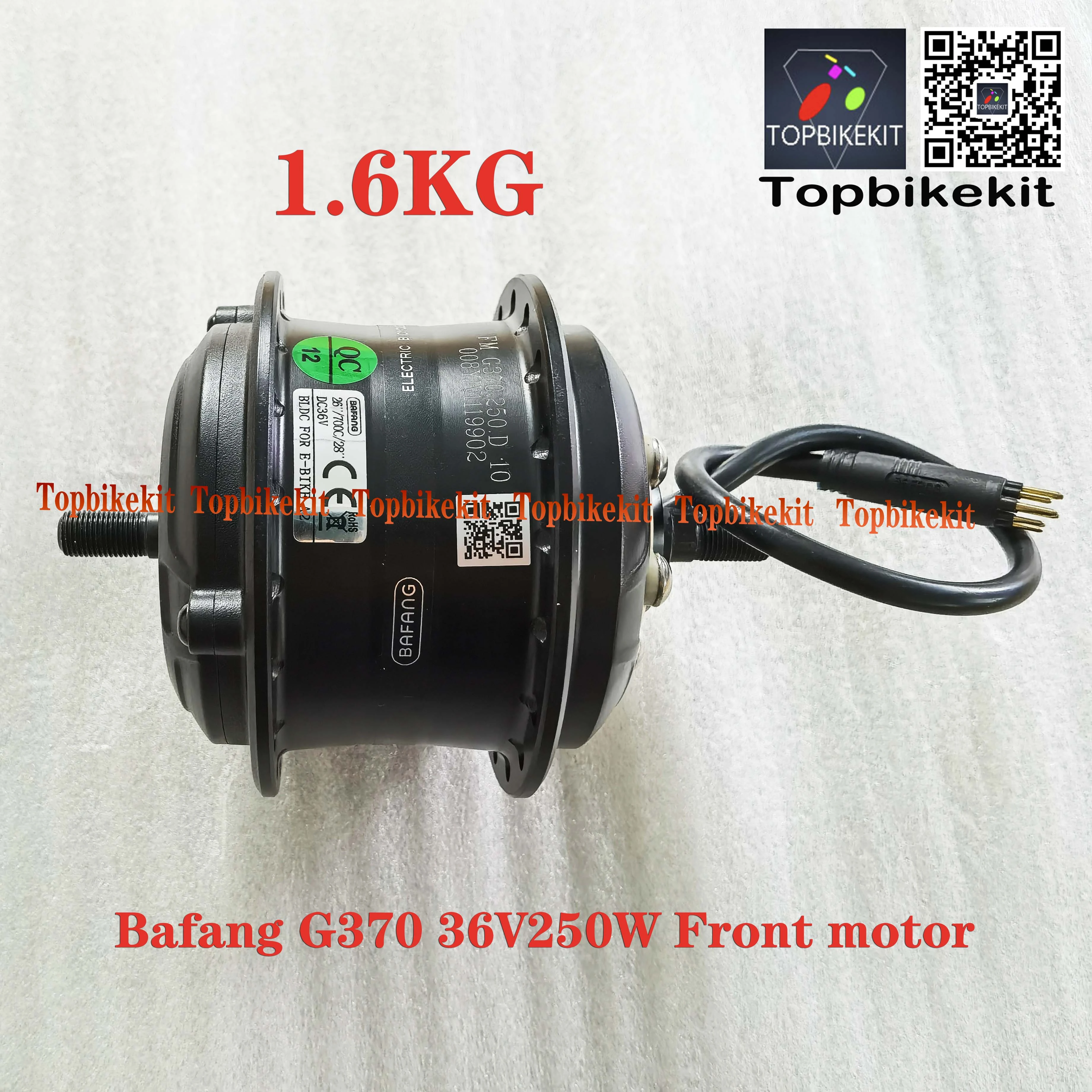 Ultralight 1.6kg Bafang Motor 36v250w Ebike Motor/8fun 1.6kg G370 ...