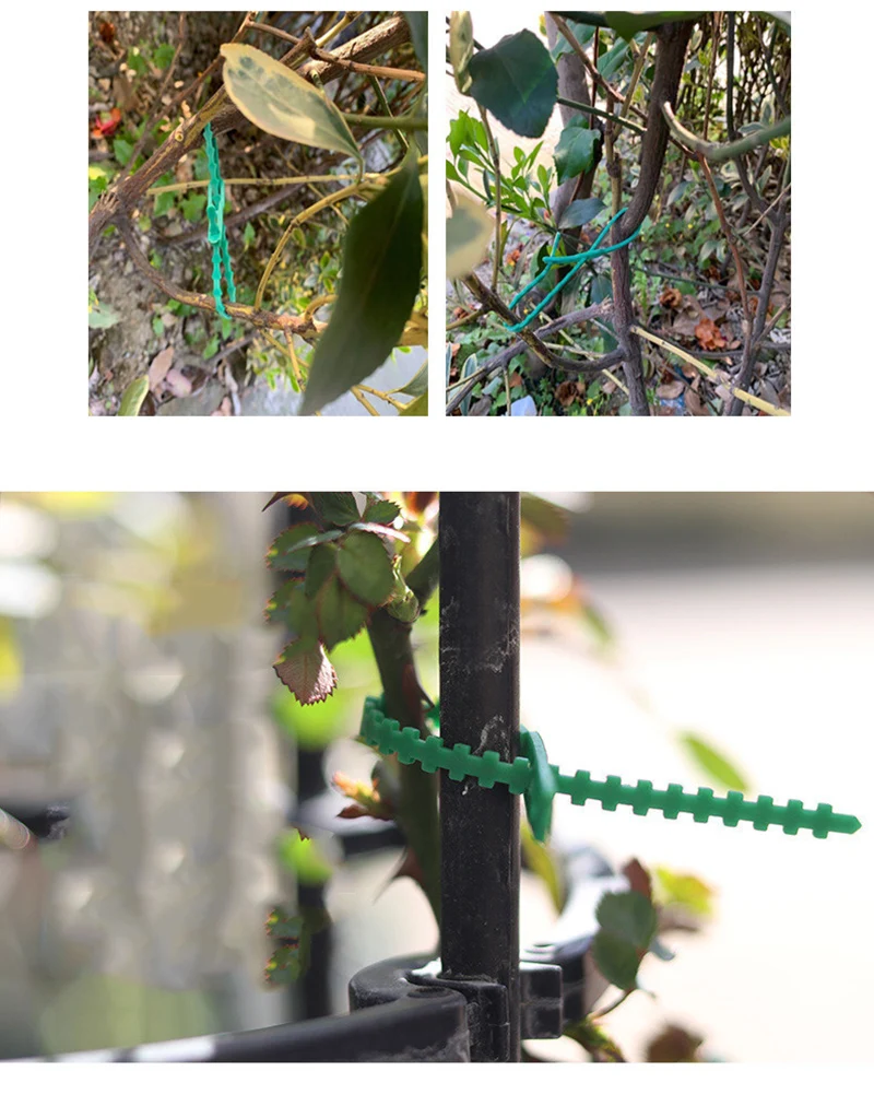 Tuteur Plante,Attaches de câble pour plantes de jardin,ajustables ...