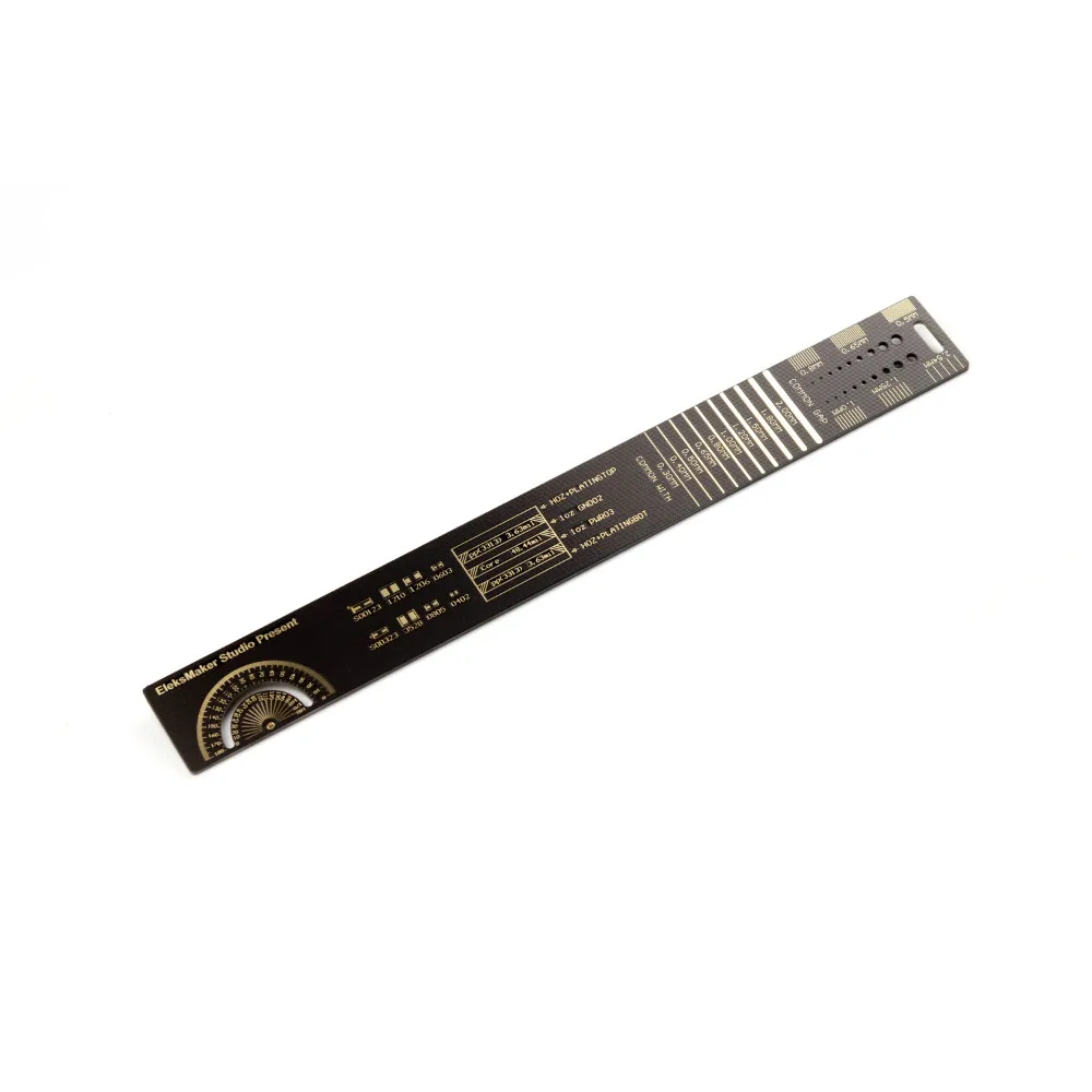 EleksMaker25cm Multifunctional PCB Ruler Measuring Tool Resistor ...