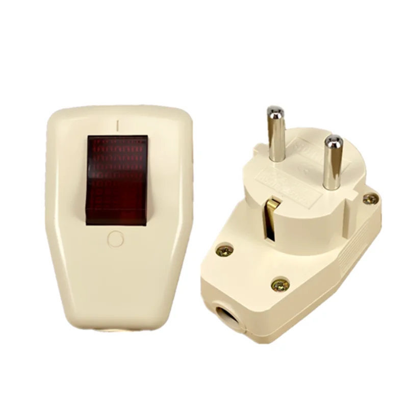 1PCS-Schuko-Germany-Type-F-Rewireable-Power-Plug-250V-16-Amp-W-LED ...
