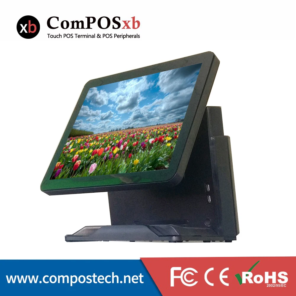 Professional cash register POs system15 inch capacitive touch screen ...